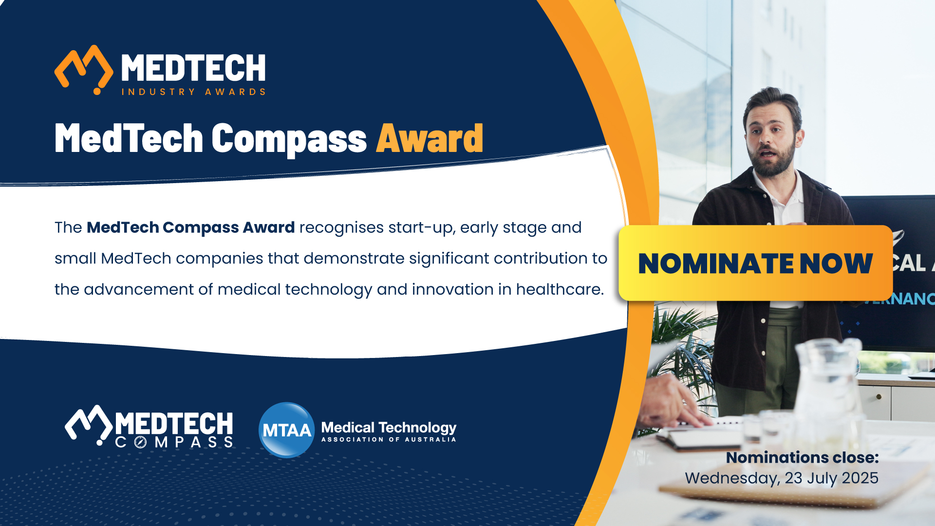 Nominations Open for the MTAA MedTech Compass Award - MedTech Compass